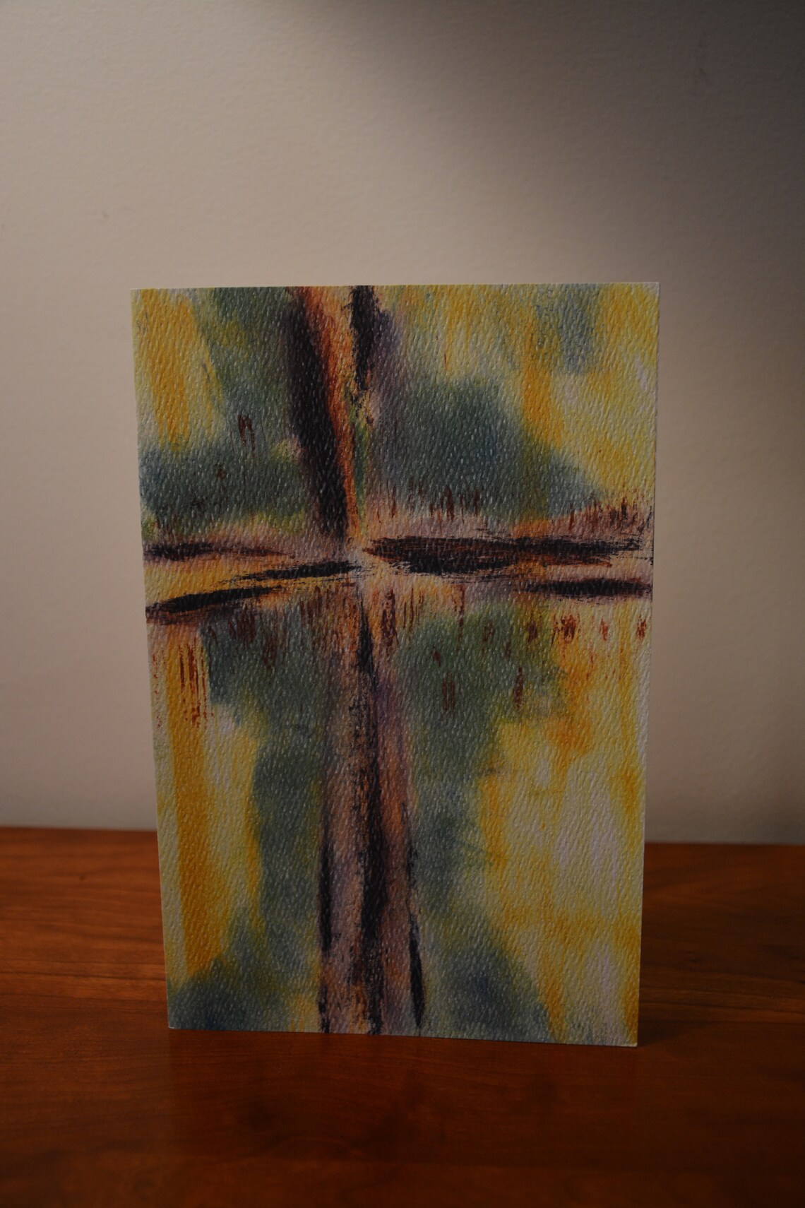 Resurrection Cross Prayer Card - Etsy