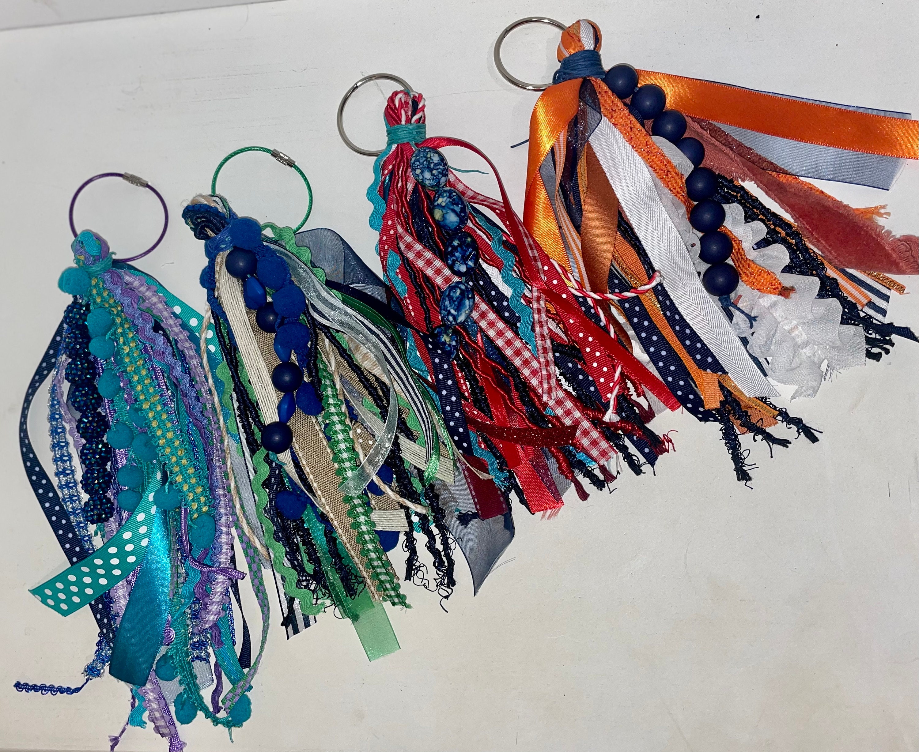 Ribbon Bag Charms - Etsy