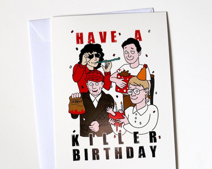 Serial Killer Birthday Card - Dahmer, Gein, Bundy and Ramirez - Etsy Canada