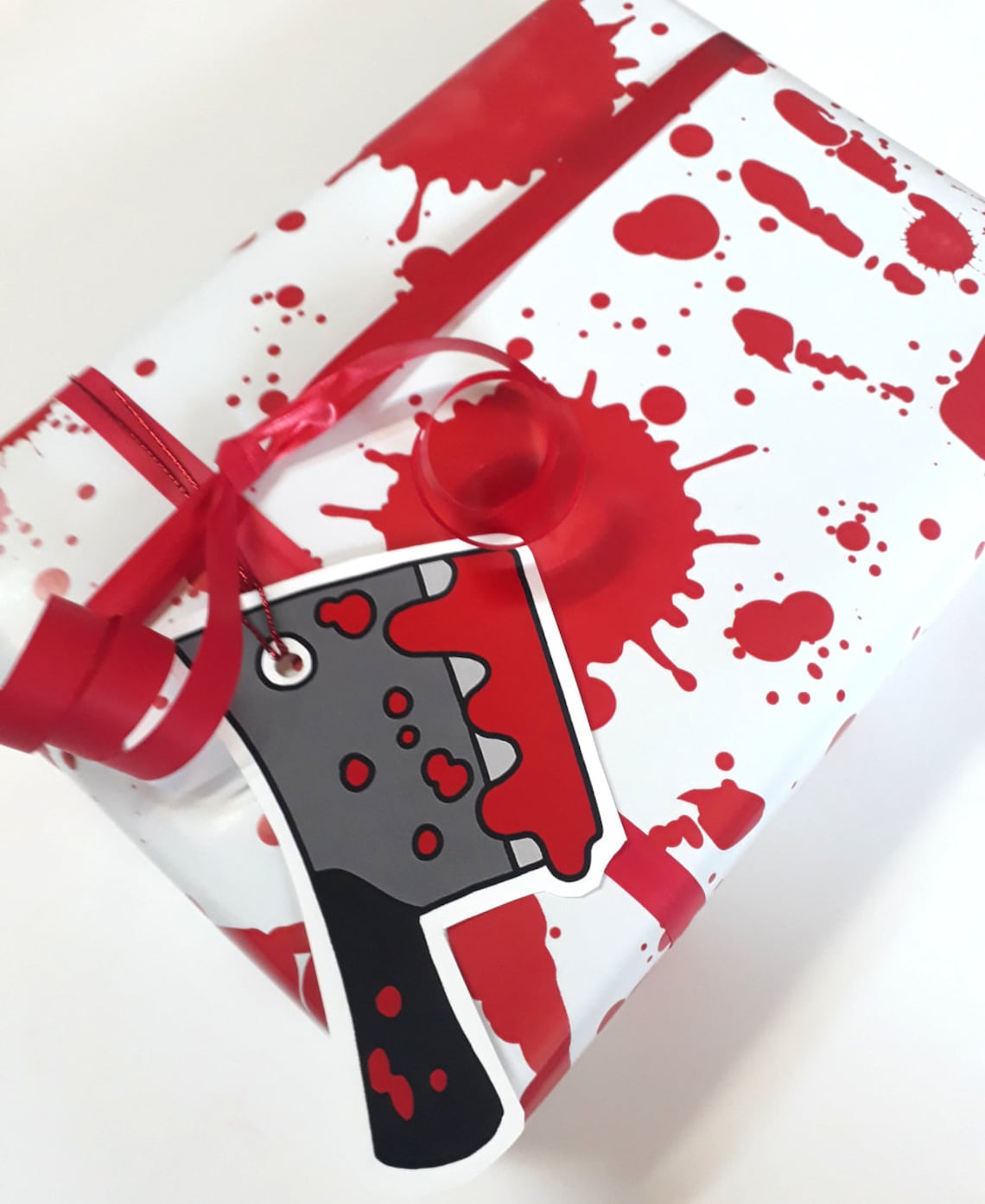 Blood Spatter Gift Wrapping Set - Etsy UK