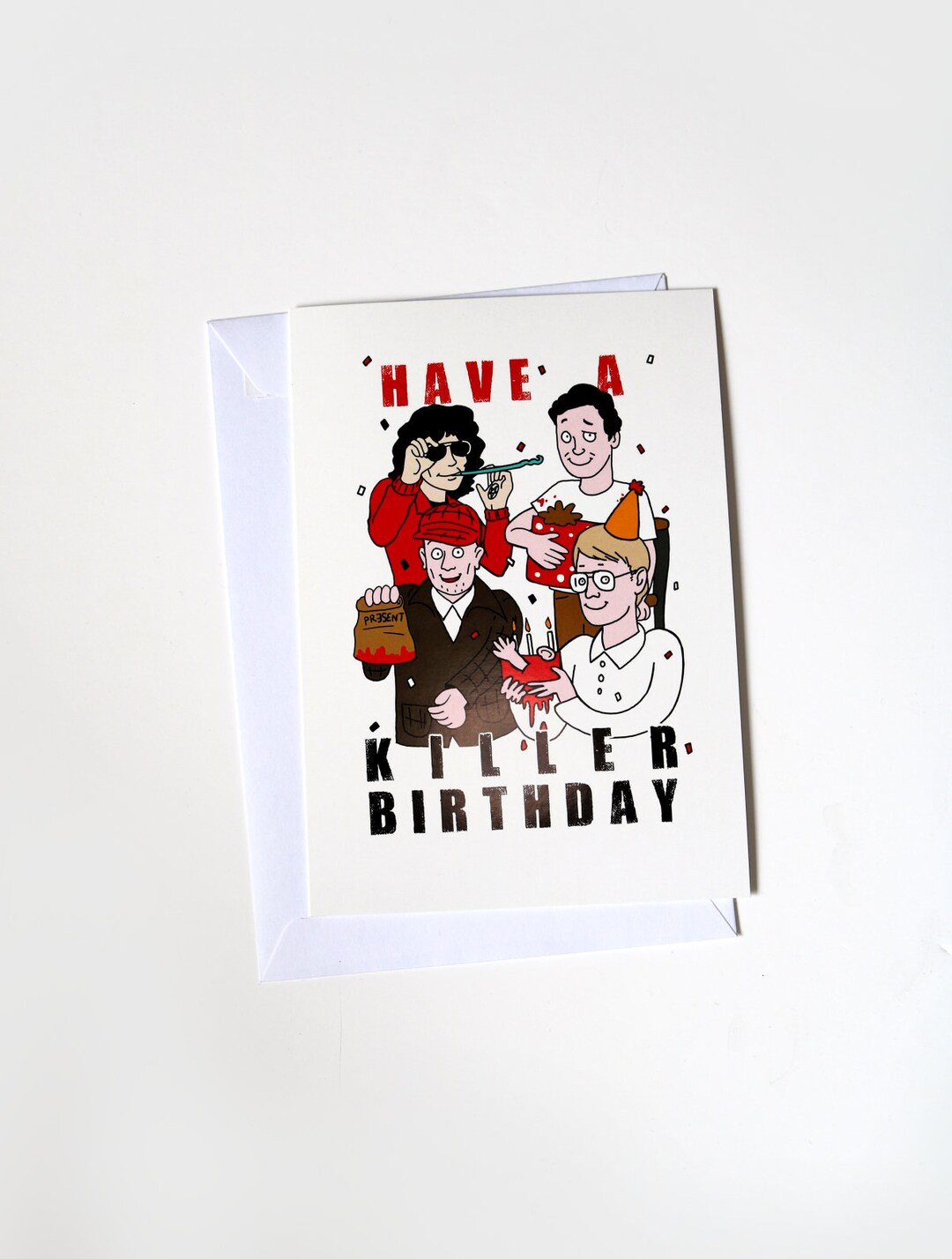 Serial Killer Birthday Card Dahmer, Gein, Bundy and Ramirez - Etsy