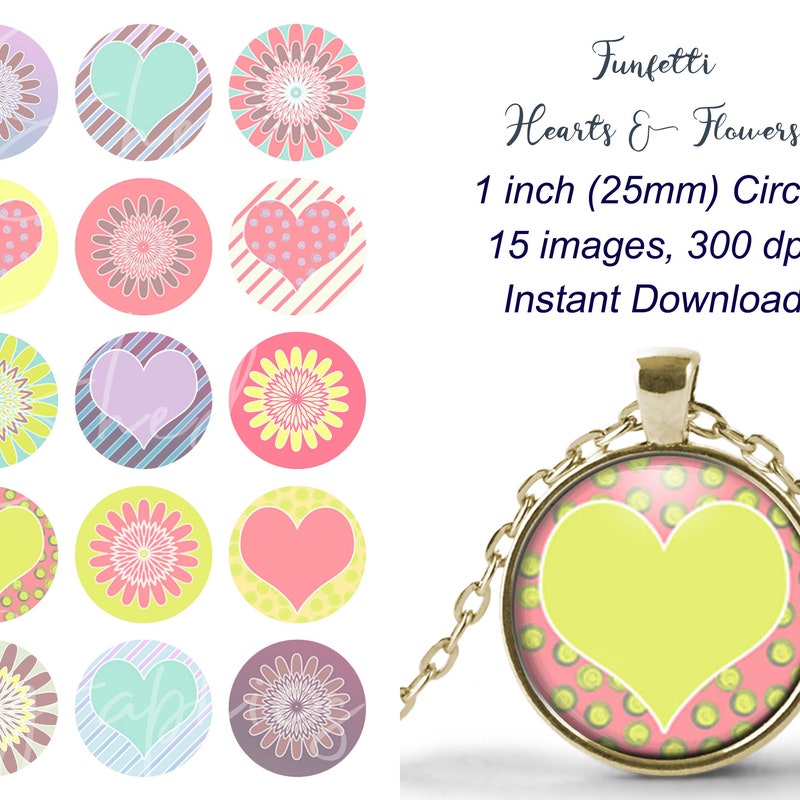 1 Inch Hearts - Etsy