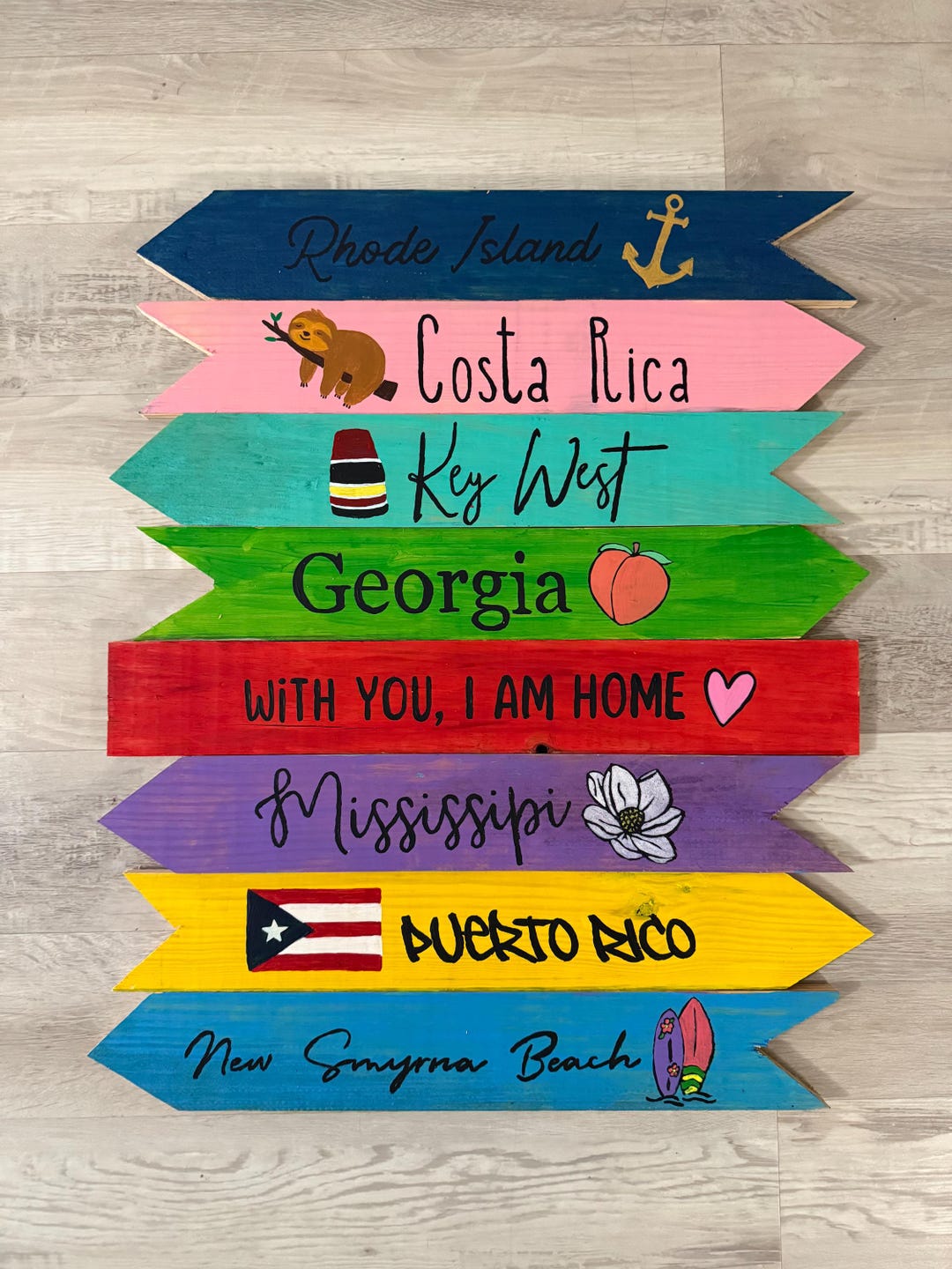 Wood Directional Signs - Etsy