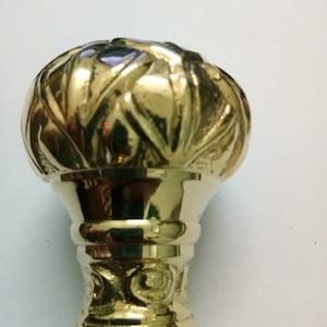 Solid Brass Designer Handle for Walking Stick Canes - Etsy