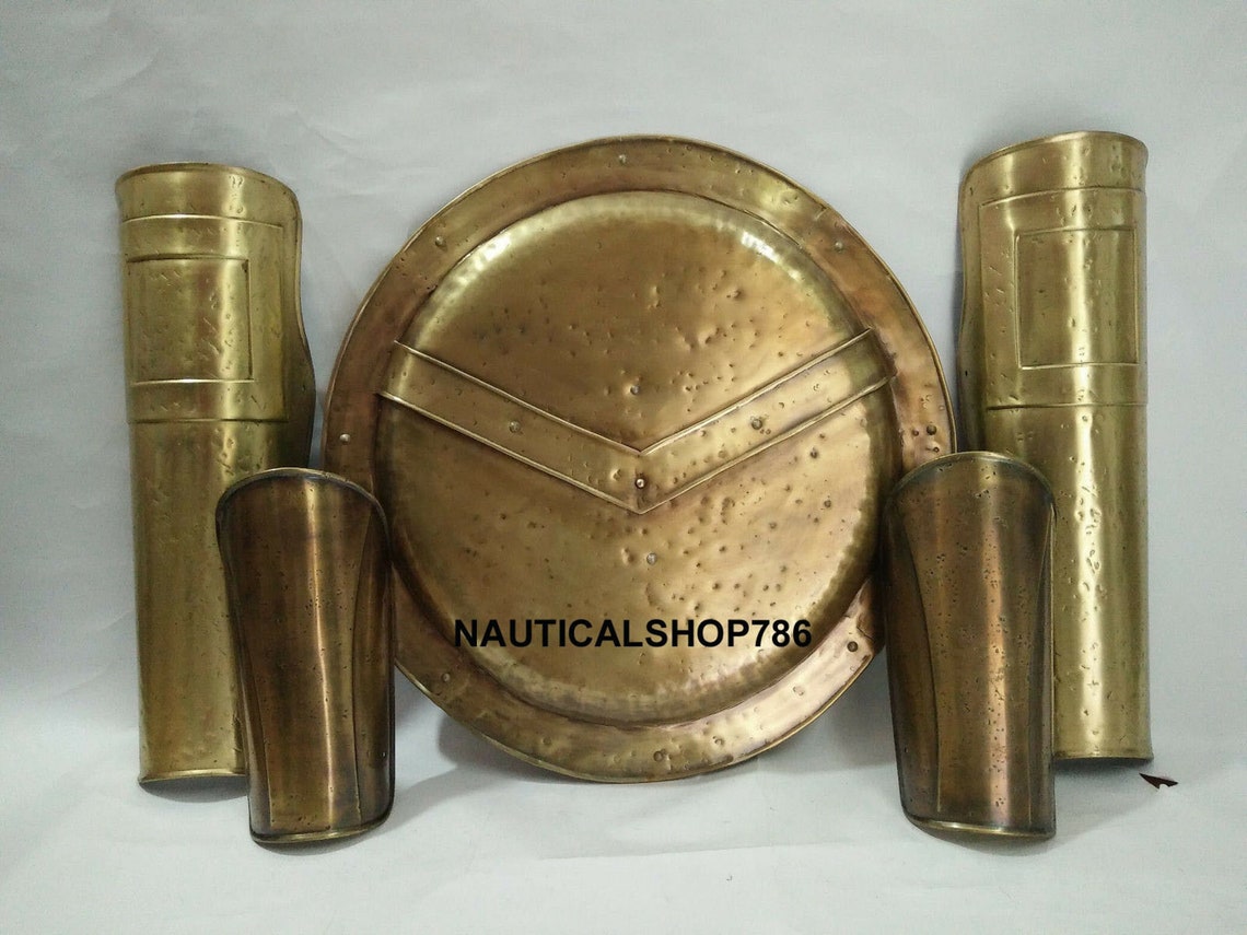 Spartan Armor 300 Spartan Movie Shield and Leg and Arm Guard Halloween ...