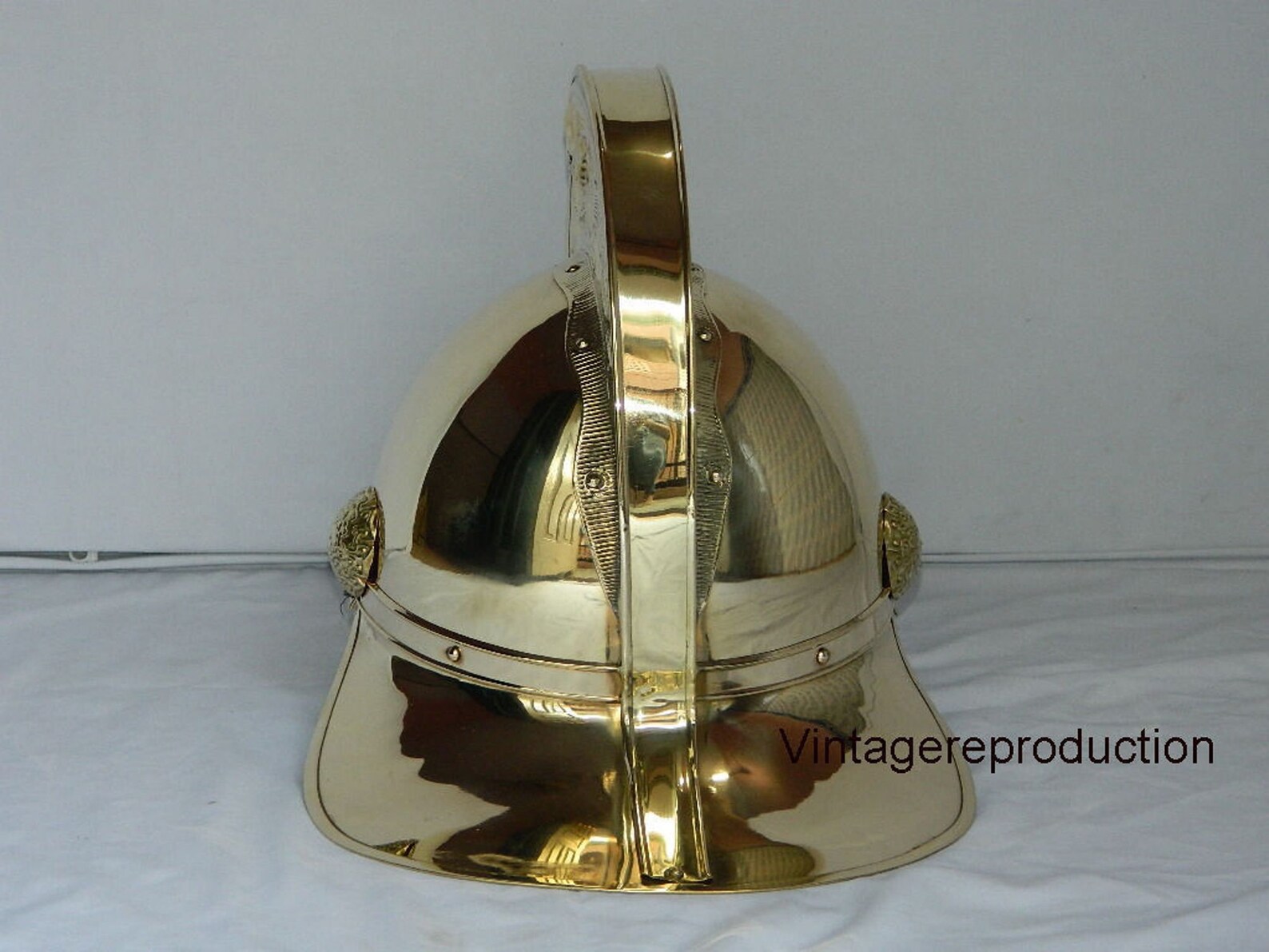 British Fireman Helmet British Fireman Helmet Handmade Quality Brass ...