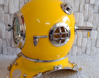 Handicraft Scuba Diving Helmet Figurines in Iron and Aluminium | Etsy