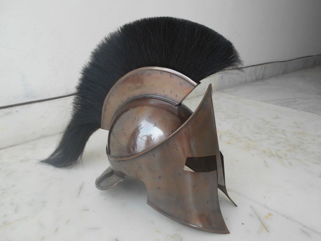 Helmet 300 Movie Armour Helmet Spartan Reenactment Halloween Replica - Etsy