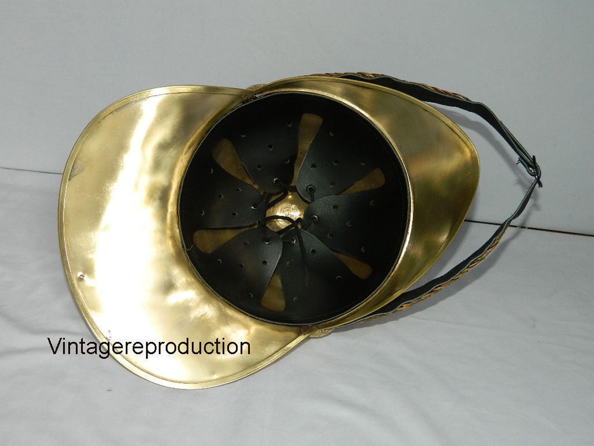 British Fireman Helmet British Fireman Helmet Handmade Quality Brass ...