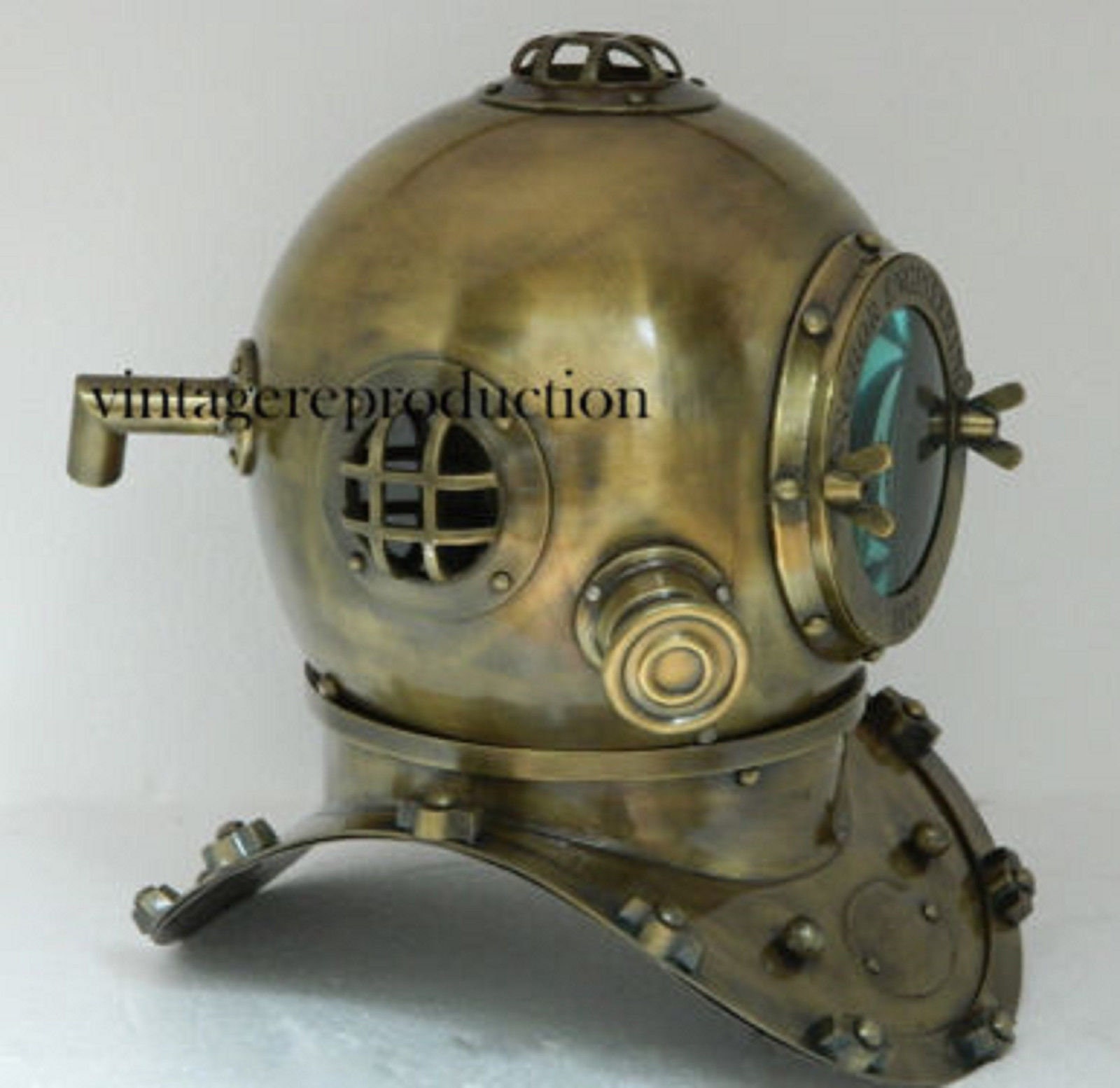Handicraft Scuba Diving Helmet Figurines in Iron and Aluminium - Etsy