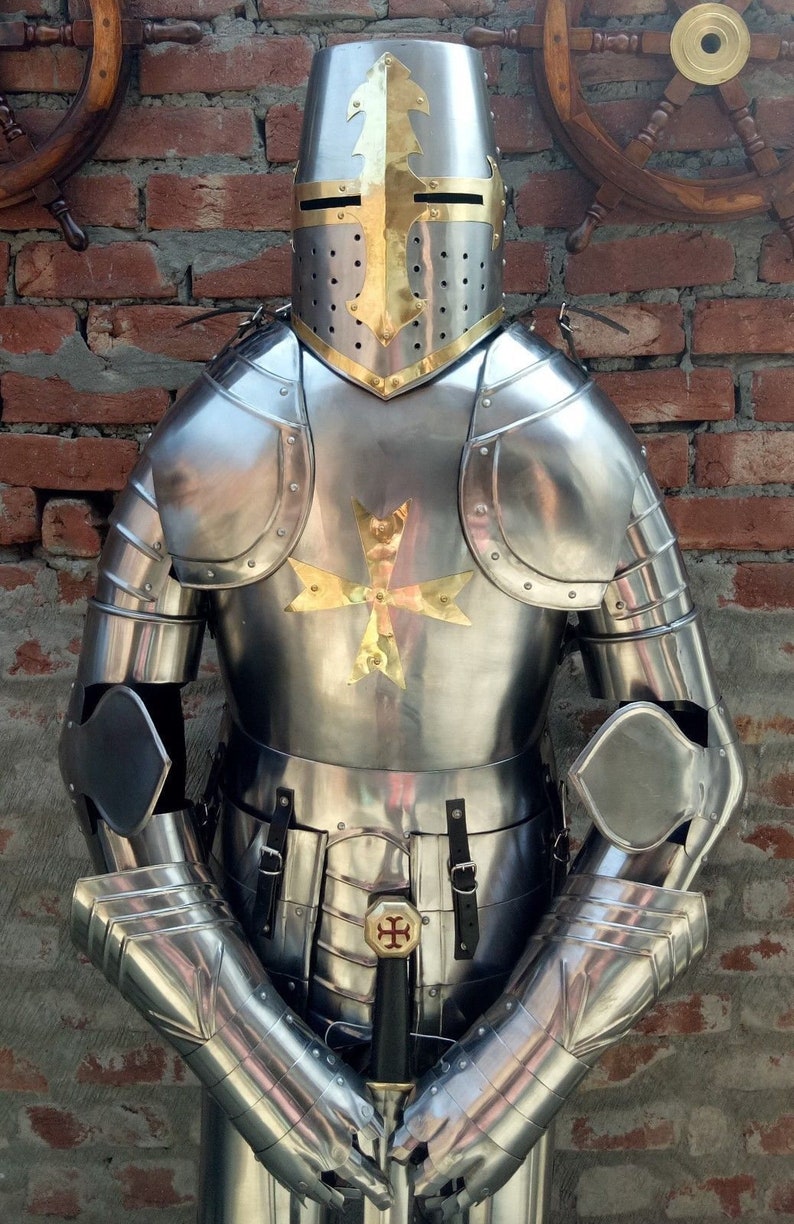 Medieval Knight Suit of Armor 15th Century Combat Full Body Armour ...