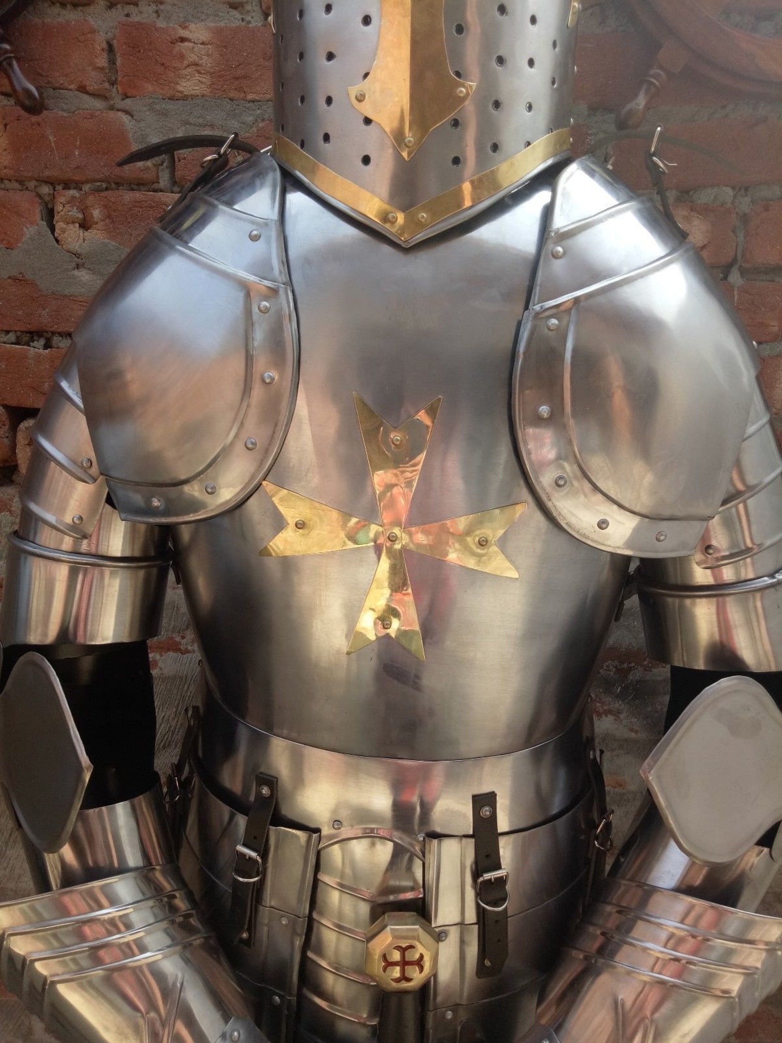 Medieval Knight Suit of Armor 15th Century Combat Full Body Armour ...