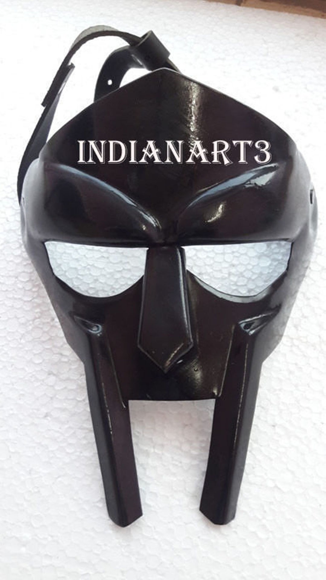 Steel Gladiator Face Mask Helmet Roman Arm Black Finish Gift Item - Etsy