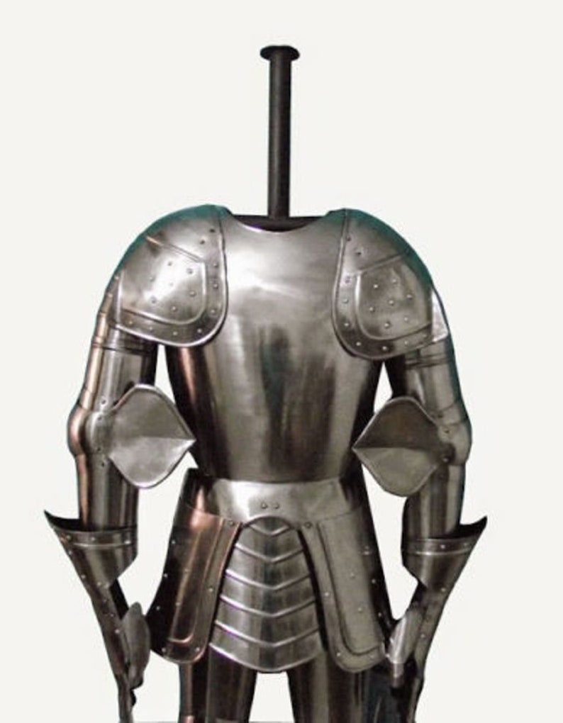 Medieval Templar Knight Full Suit of Rare Armor W/sword Combat Body ...