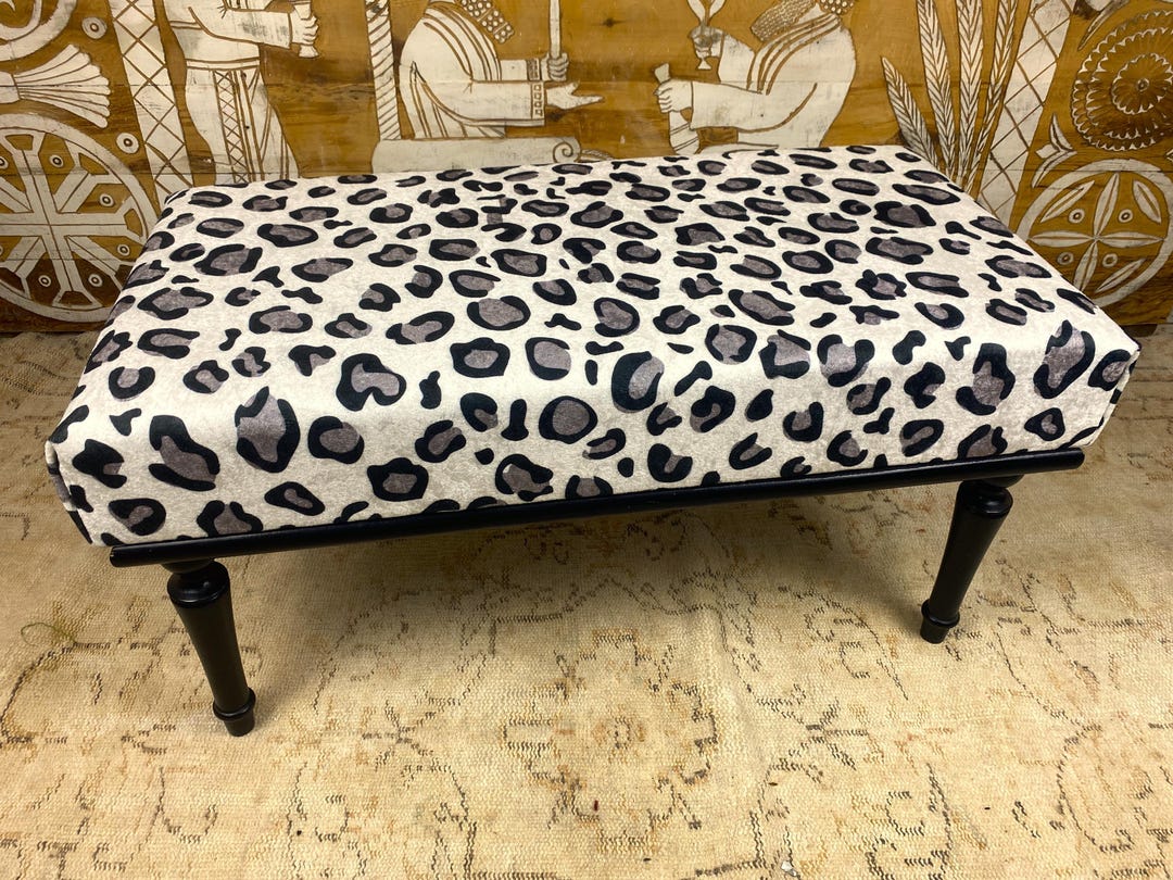 Handmade Ottoman Bench Vintage Ottoman Footsool Upholstered Bench Table Ottomans Poufs Kilim ...