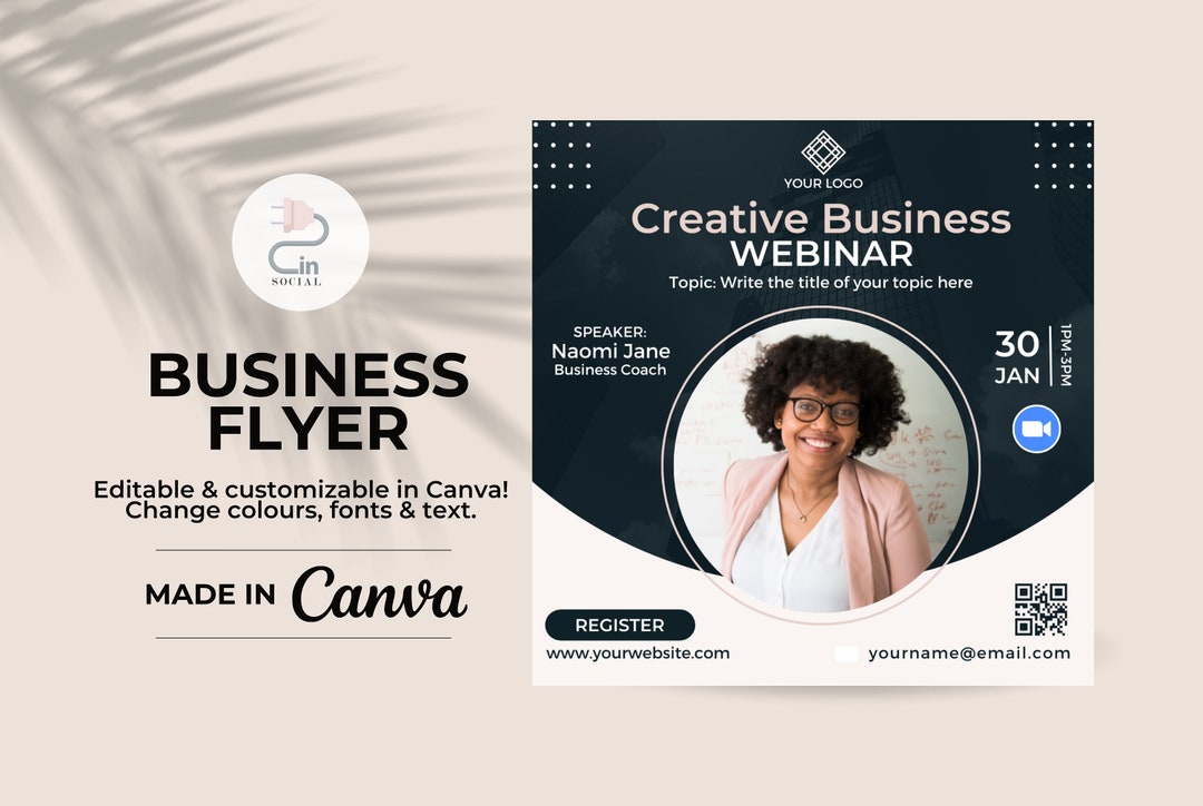 Instagram Event Flyer | Corporate Flyer Template | Canva Template ...