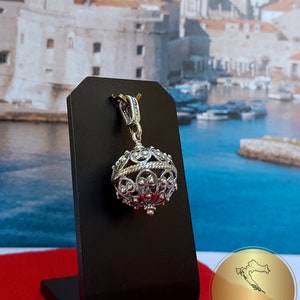 Traditional Croatian Pendant Dubrovnik Filigree Ball Pendant | Etsy