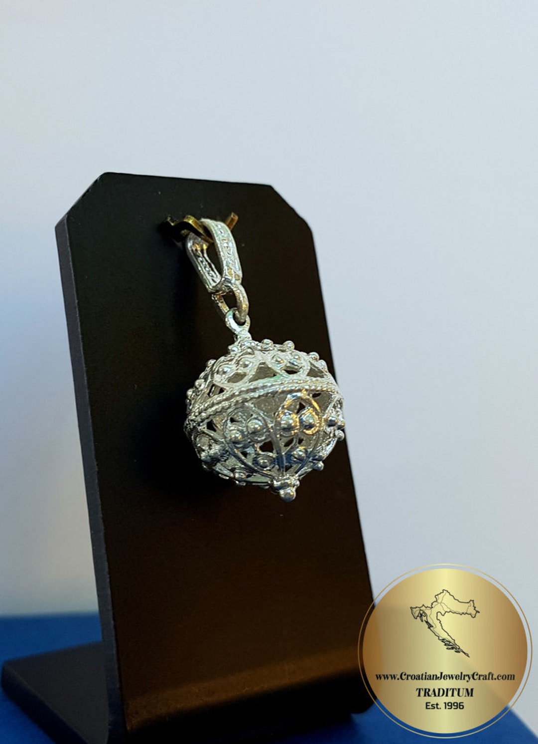 Traditional Croatian Pendant Dubrovnik Filigree Ball Pendant - Etsy