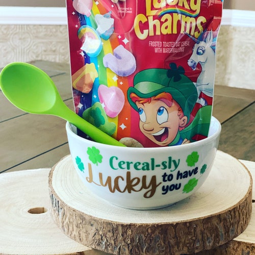 Personalized St Patrick's Day Gift Cereal Bowls You - Etsy