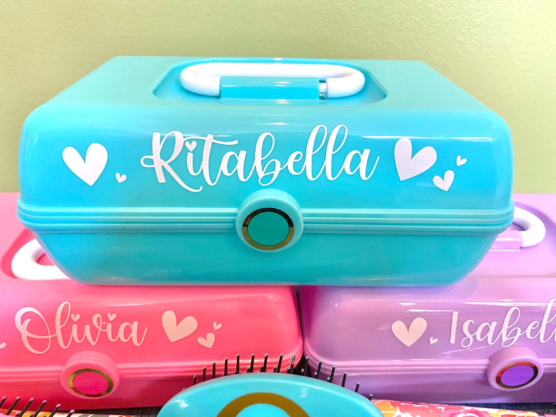 Caboodle Like Personalized Accessory Case. Monogram Hair | Etsy