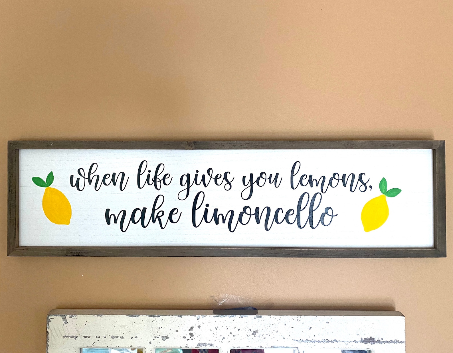 Limoncello Sign: Lemon Kitchen Decor, Italian Summer Decor - Etsy