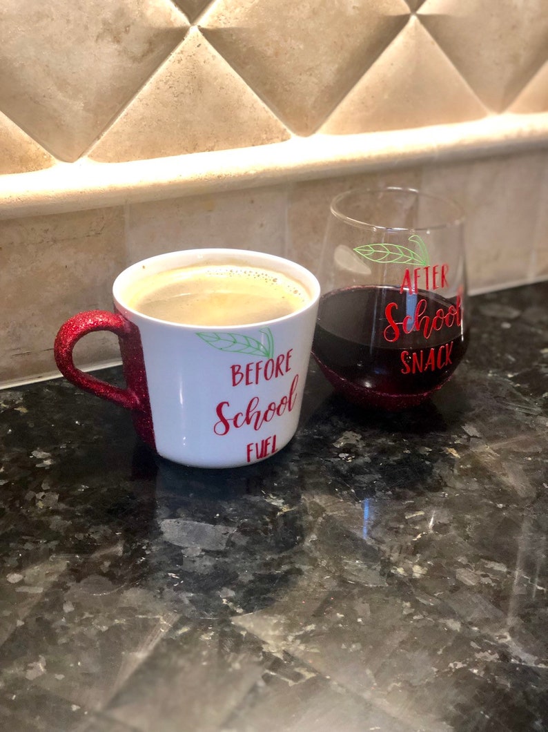 Teacher gift Before school fuel. After school snack. Red | Etsy