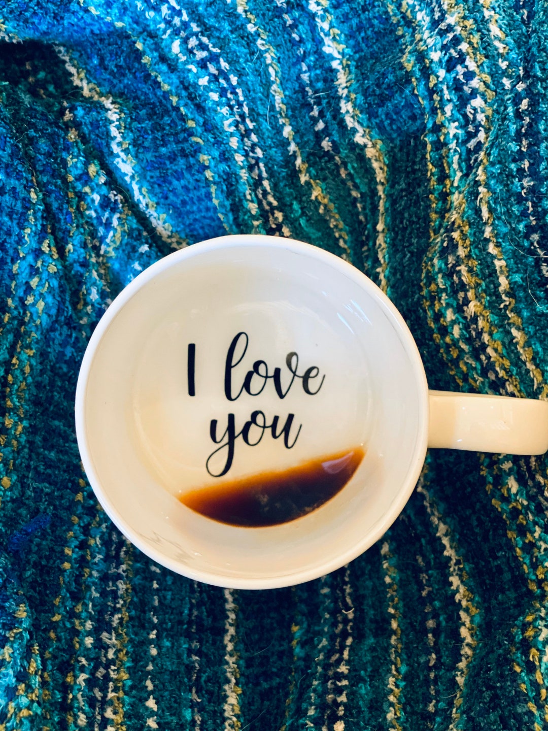 I Love You Secret Message Mug: Customizable Couples Gift - Etsy