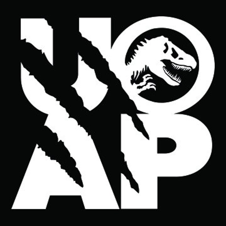 UOAP Jurassic Park Style Passholder DECAL. UOAP Jurassic Magnet Style ...