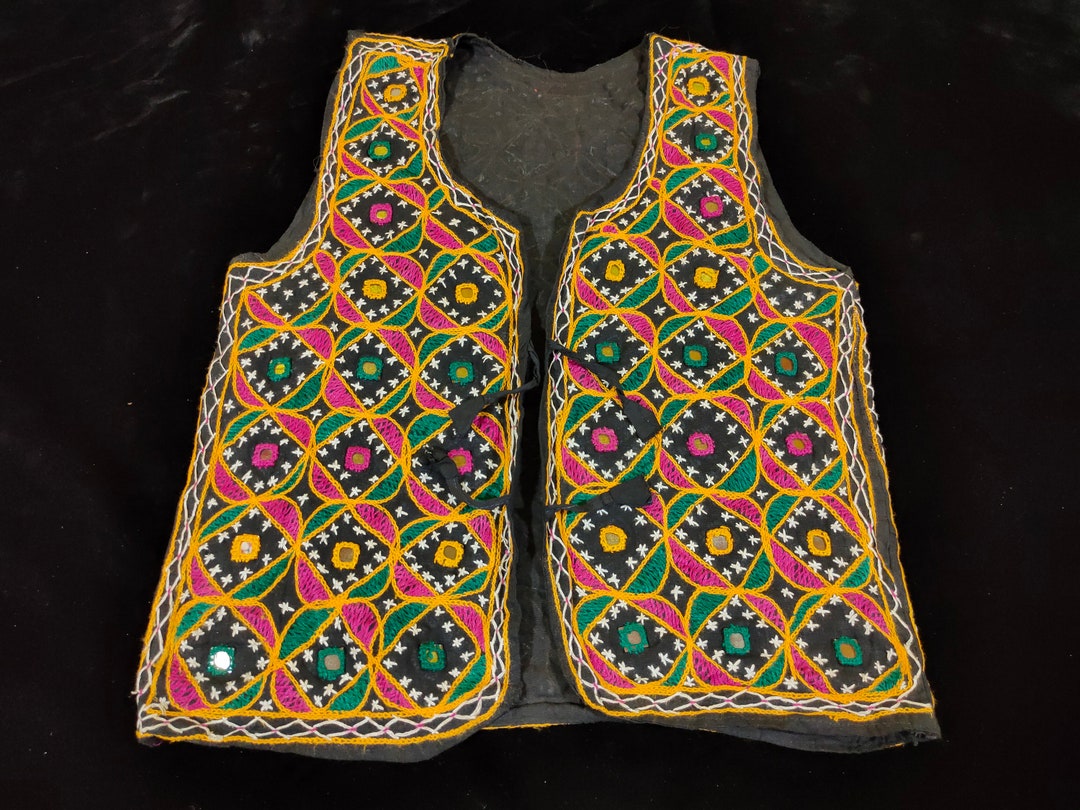 Rabari Keriya Jacket, Boho Jacket,rare Vintage Rabari Embroidery Jacket ...