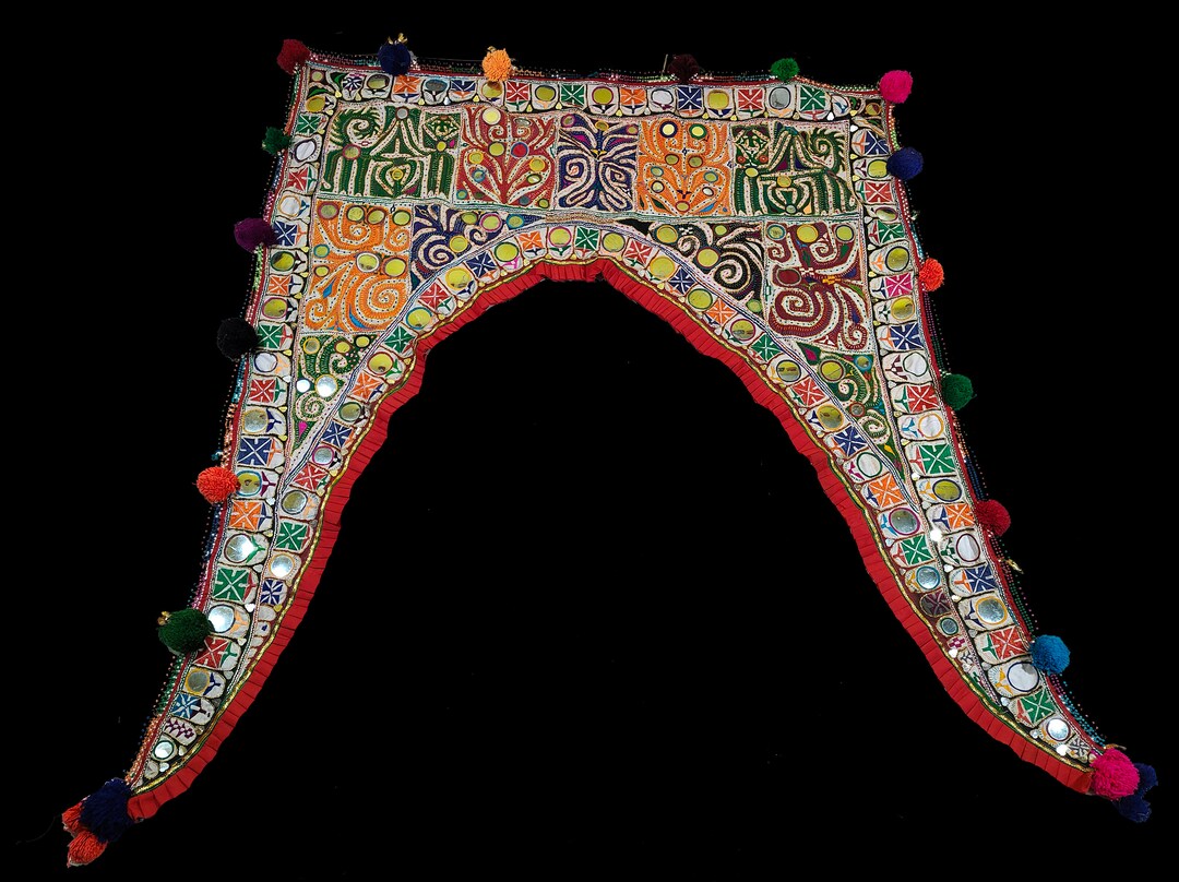 Banjara Boho Wall Rabari Embroidery Hanging , Banjara Wall Hanging Antique Figurer Work ...