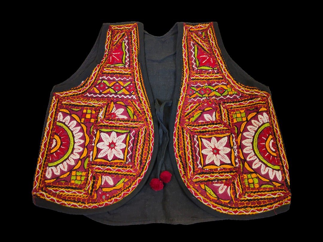 Rabari Keriya Jacket, Boho Jacket,rare Vintage Rabari Embroidery Jacket ...