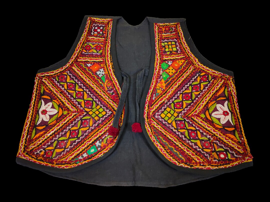 Rabari Keriya Jacket, Boho Jacket,rare Vintage Rabari Embroidery Jacket ...