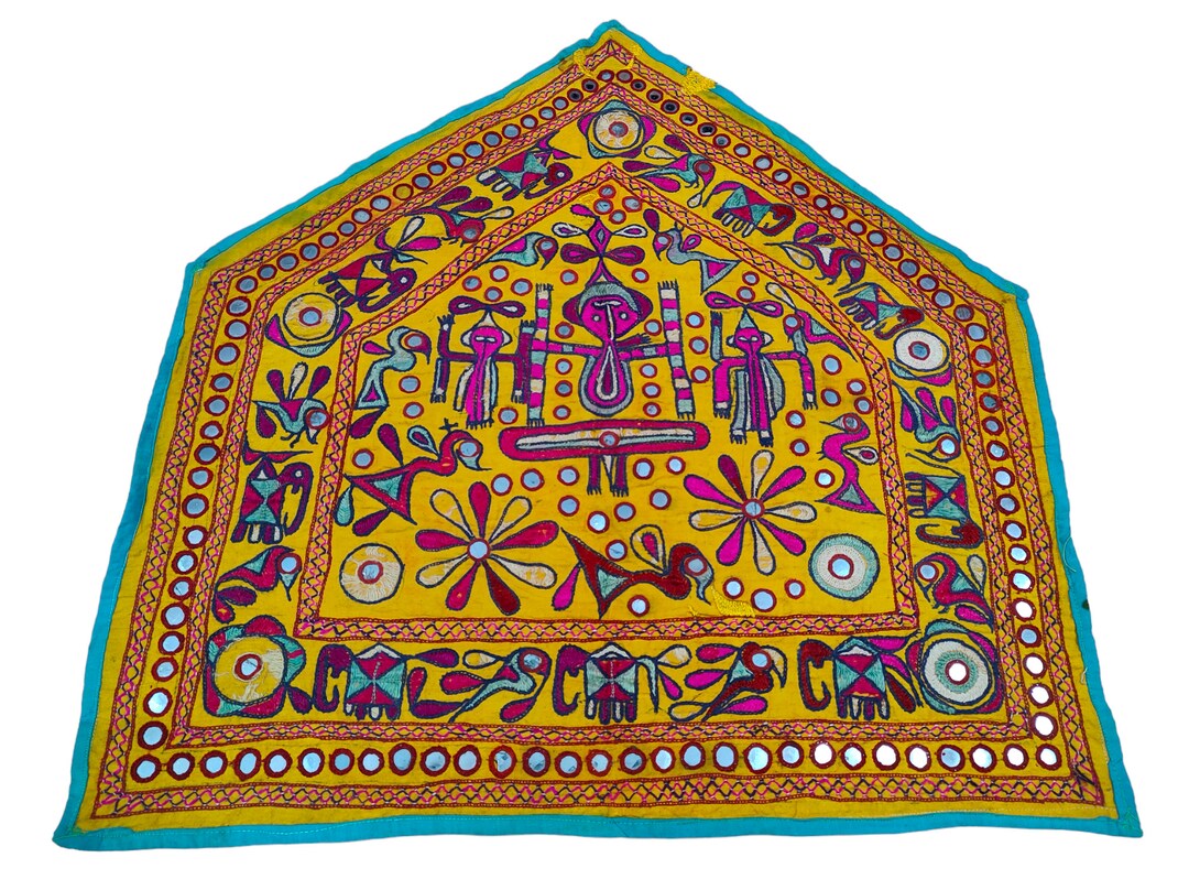 Banjara Wall Hanging Figurer Work Antique Rare Ganesh Sthapana ...