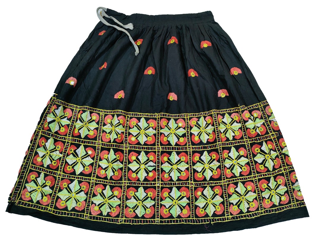 Banjara Skirt Vintage Lehenga Very Heavy Embroidered Collectible Mirror ...