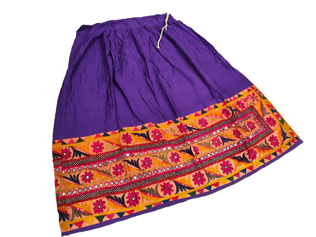 Banjara Skirt Vintage Lehenga Very Heavy Embroidered Collectible Mirror ...