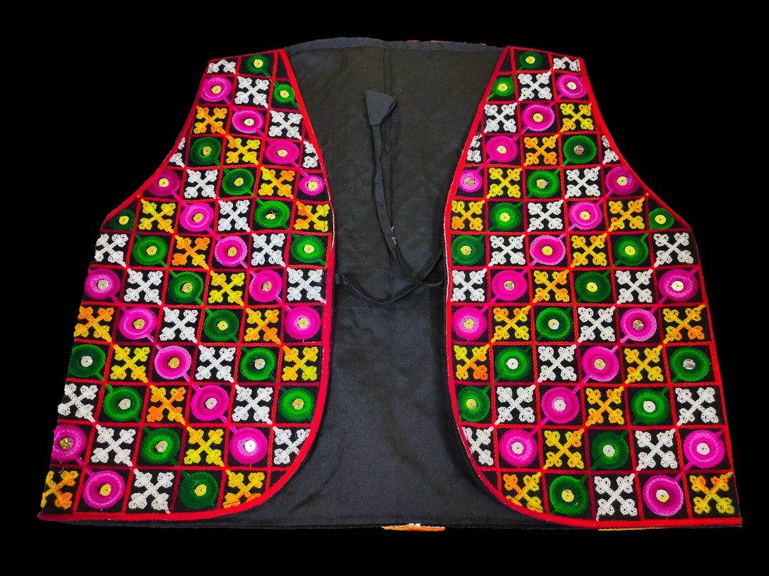 Banjara Velvet India Sleeveless Embroidered Women Jacket,indian Women ...