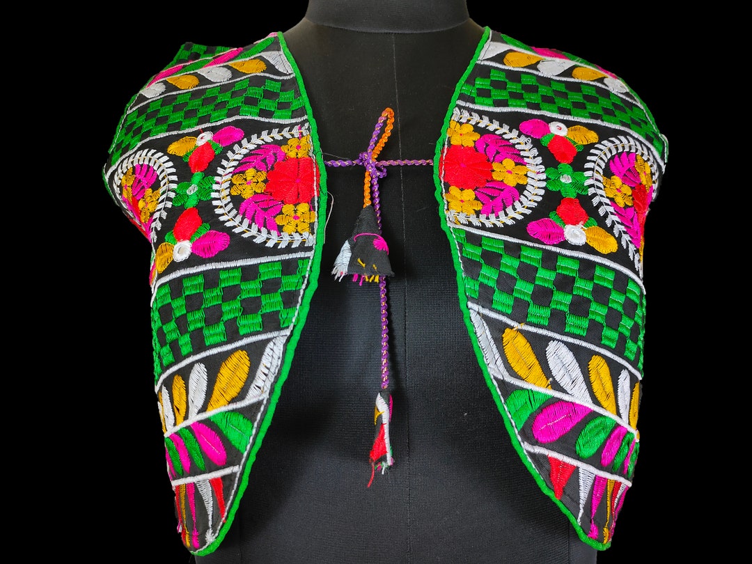 Rabari Keriya Jacket, Boho Jacket,rare Vintage Rabari Embroidery Jacket ...