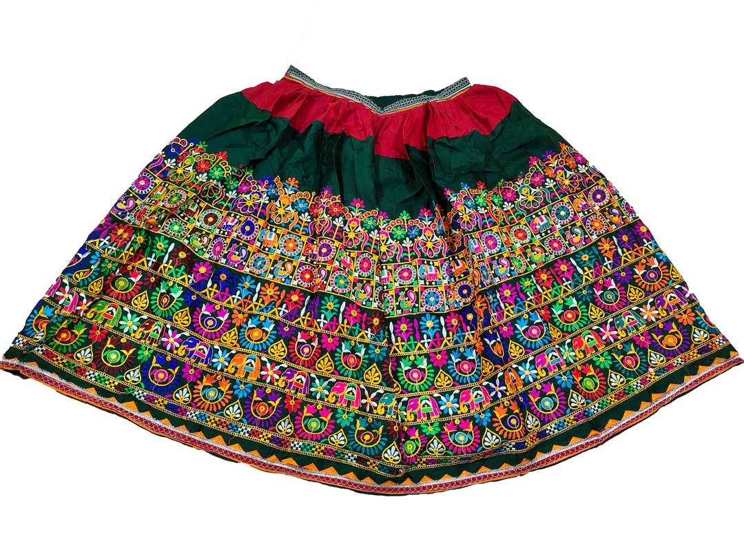 Banjara Skirt Lehenga Very Heavy Embroidered Machine Work Ethnic Rabari ...