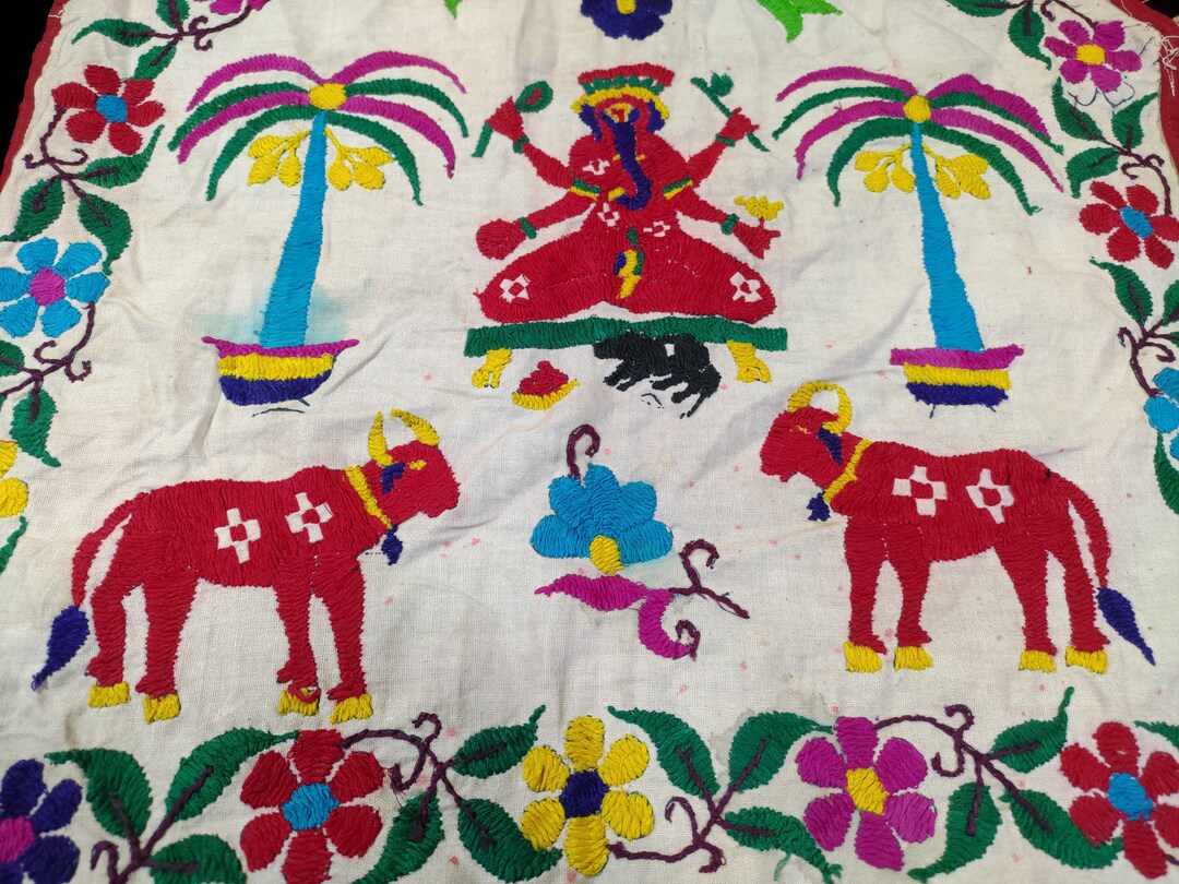 Banjara Wall Hanging Figurer Work Antique Rare Ganesh Sthapana ...