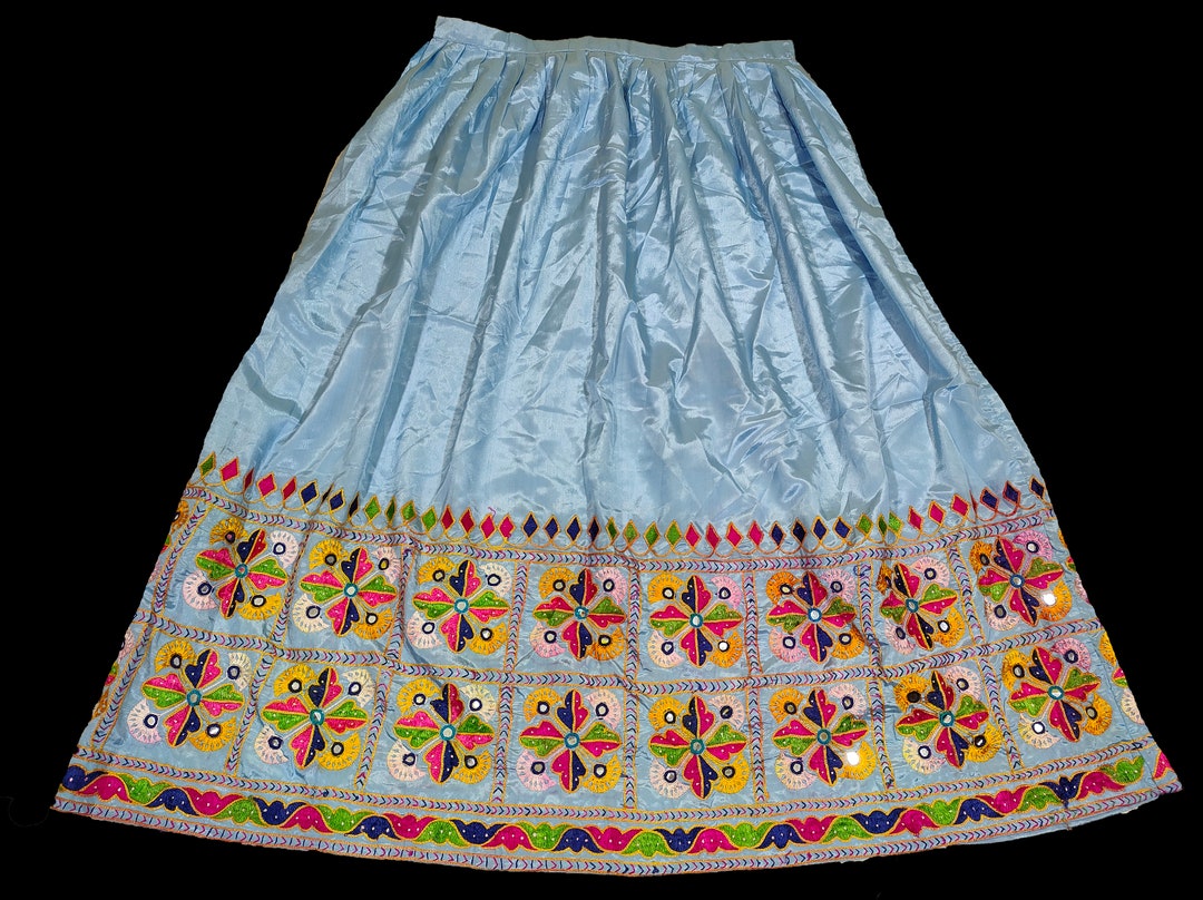 Banjara Skirt Vintage Lehenga Very Heavy Embroidered Collectible Mirror ...