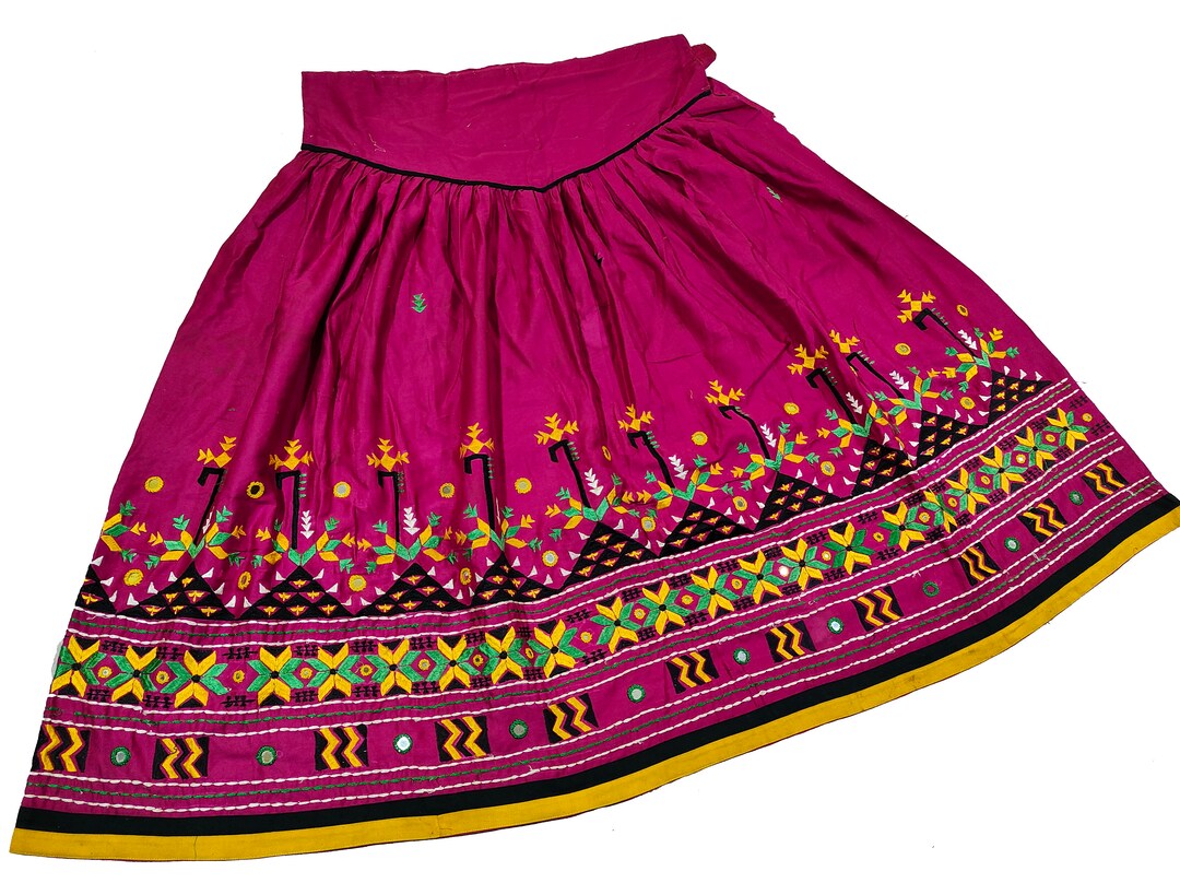 Banjara Skirt Vintage Lehenga Very Heavy Embroidered Collectible Mirror ...