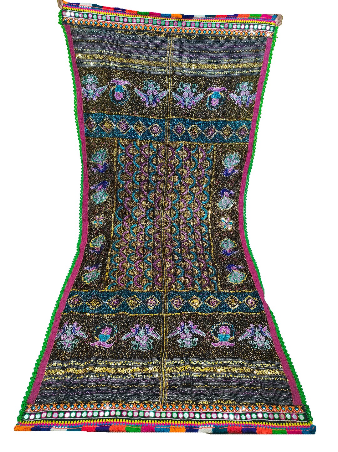Banjara Stole Shawl Dhabli, Vintage Kuchi Rabari Wool Bharwad Ethic ...