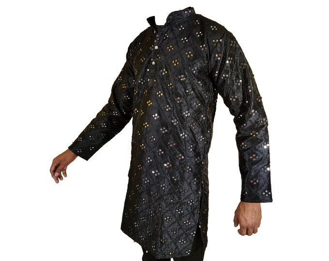 Banjara Mens Kurta, Ethnic Embroidery Kurta Traditional Colourful ...