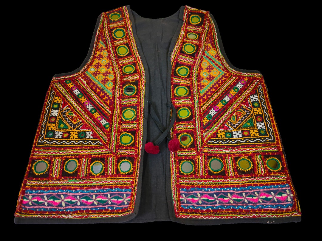Rabari Keriya Jacket, Boho Jacket,rare Vintage Rabari Embroidery Jacket ...