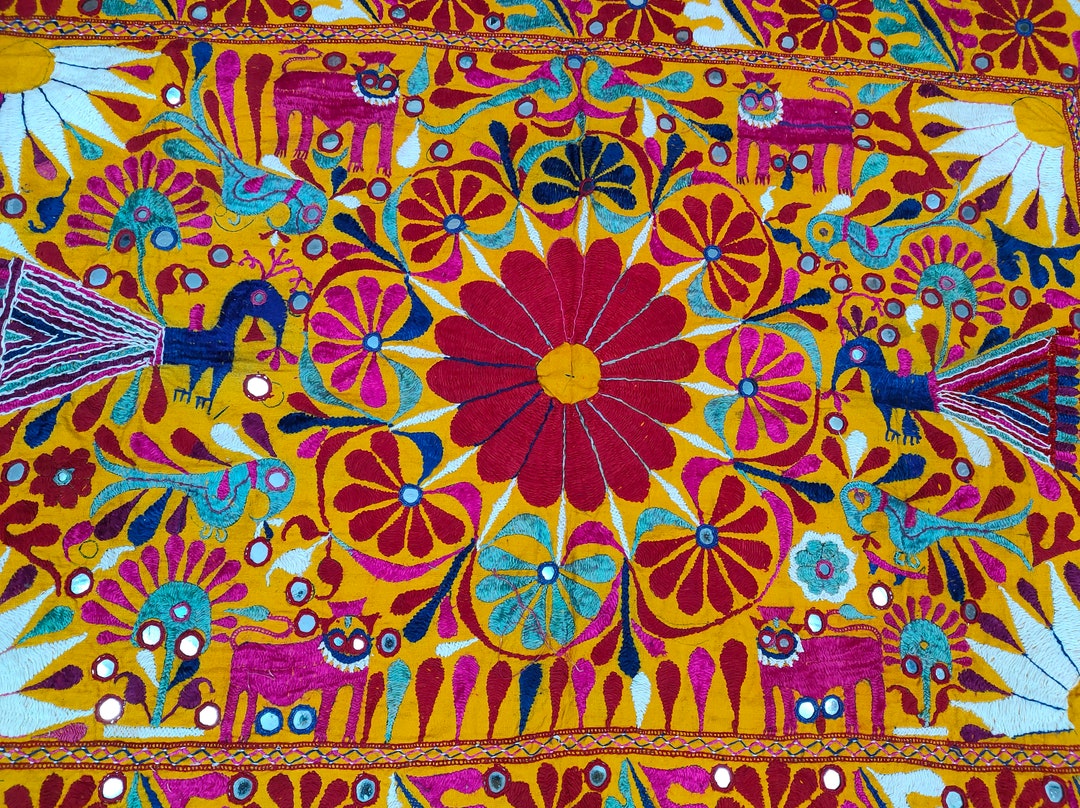 Banjara Wall Hanging Figurer Work Antique Rare Ganesh Sthapana ...