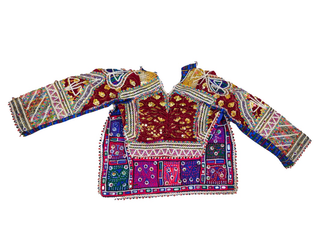 Banjara Indian Gypsy Choli Old Top Embroidery From Kutch Rajasthan ...