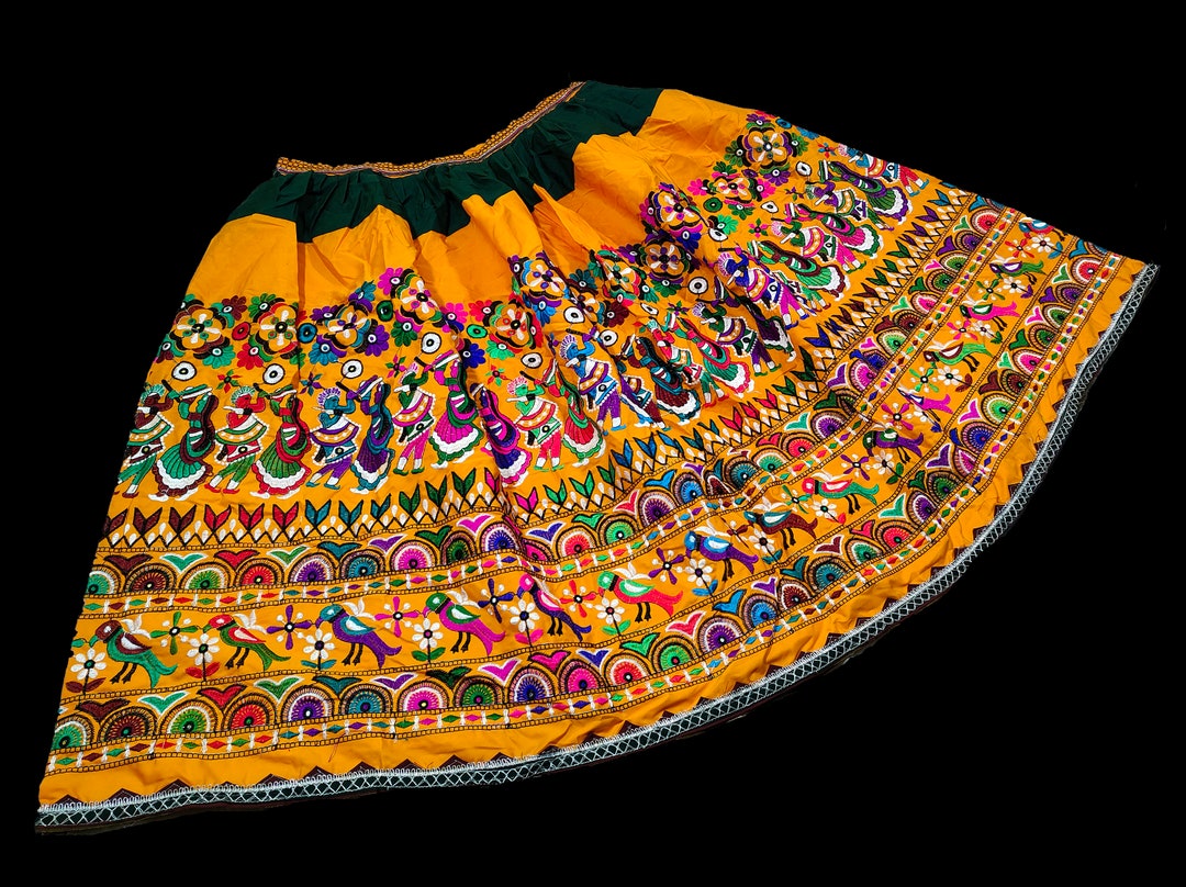 Banjara Skirt Lehenga Very Heavy Embroidered Machine Work Ethnic Rabari ...