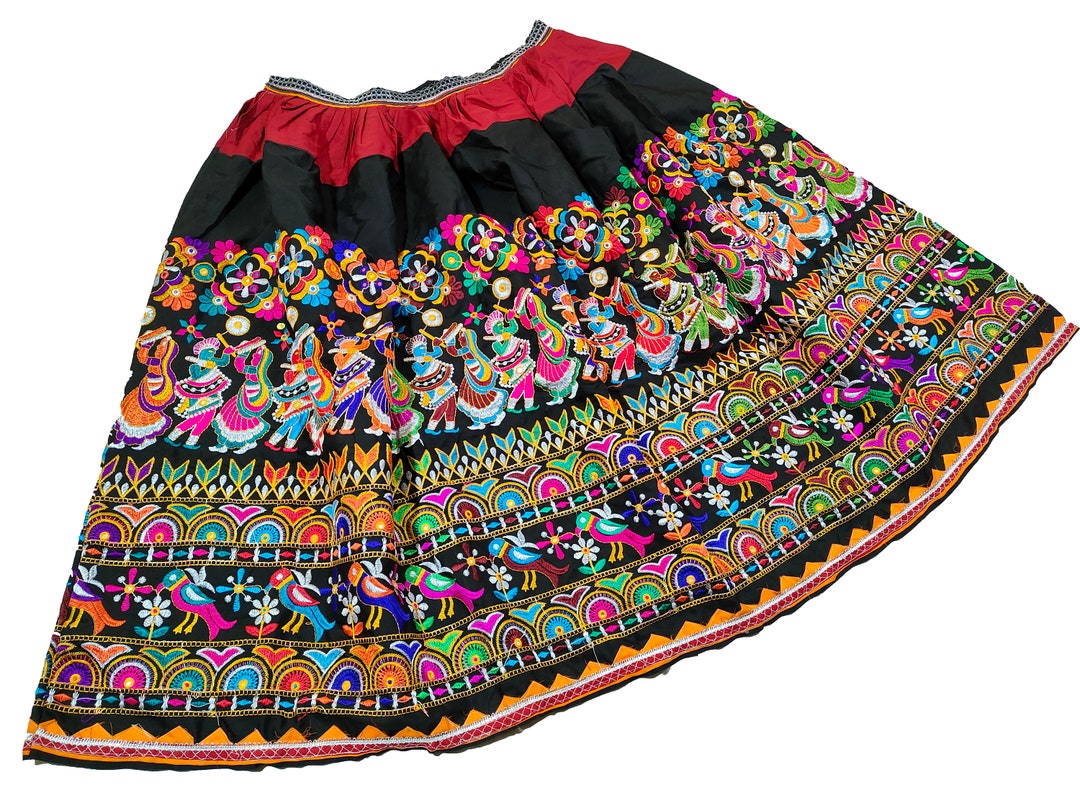 Banjara Skirt Lehenga Very Heavy Embroidered Machine Work Ethnic Rabari ...