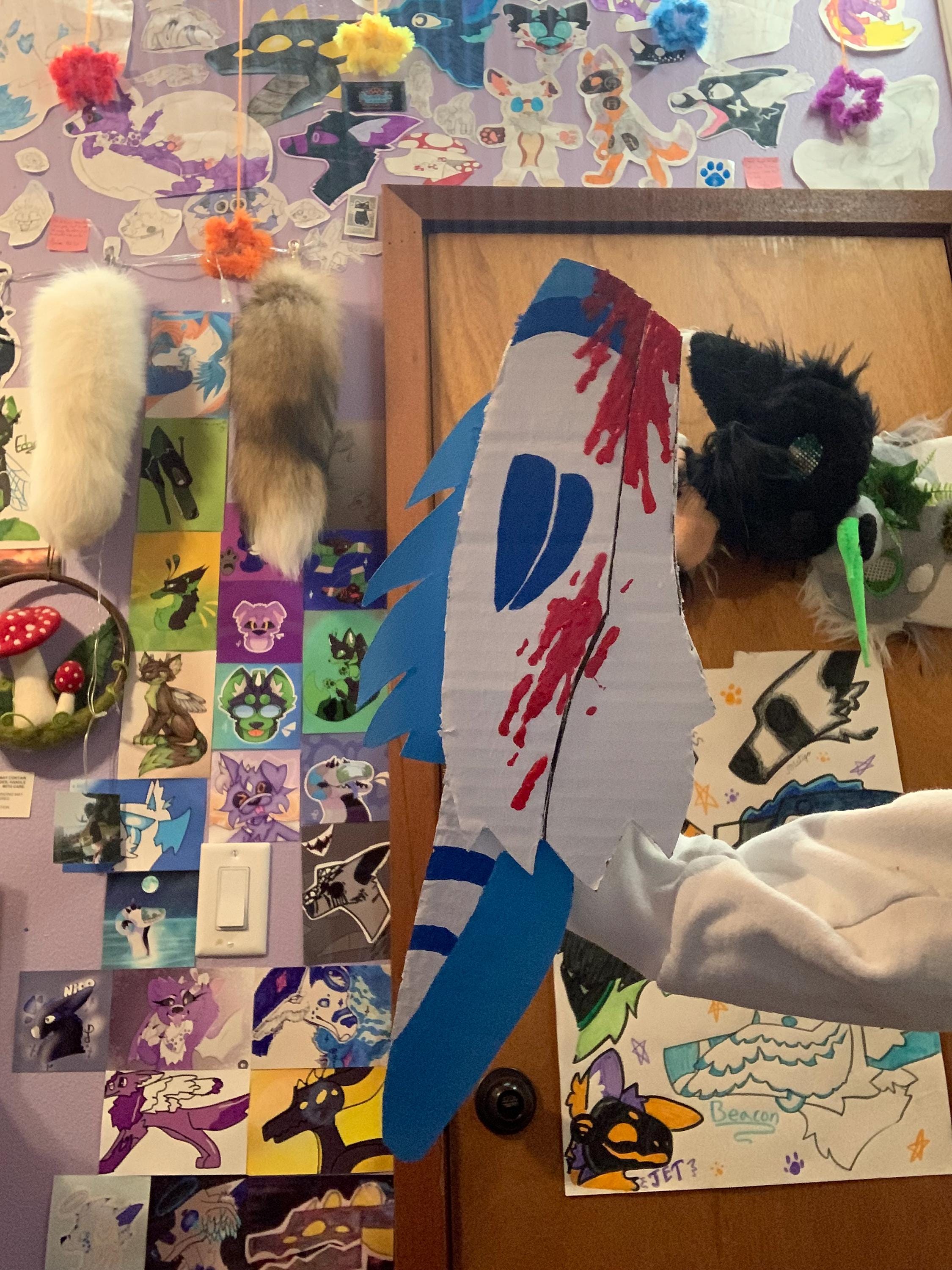 Seagull cardboard Dragon Puppet - Etsy