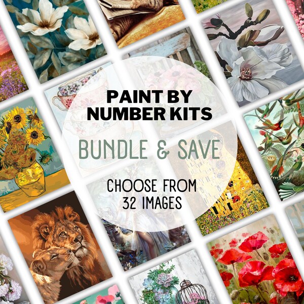 Paint by Number Kit - Etsy